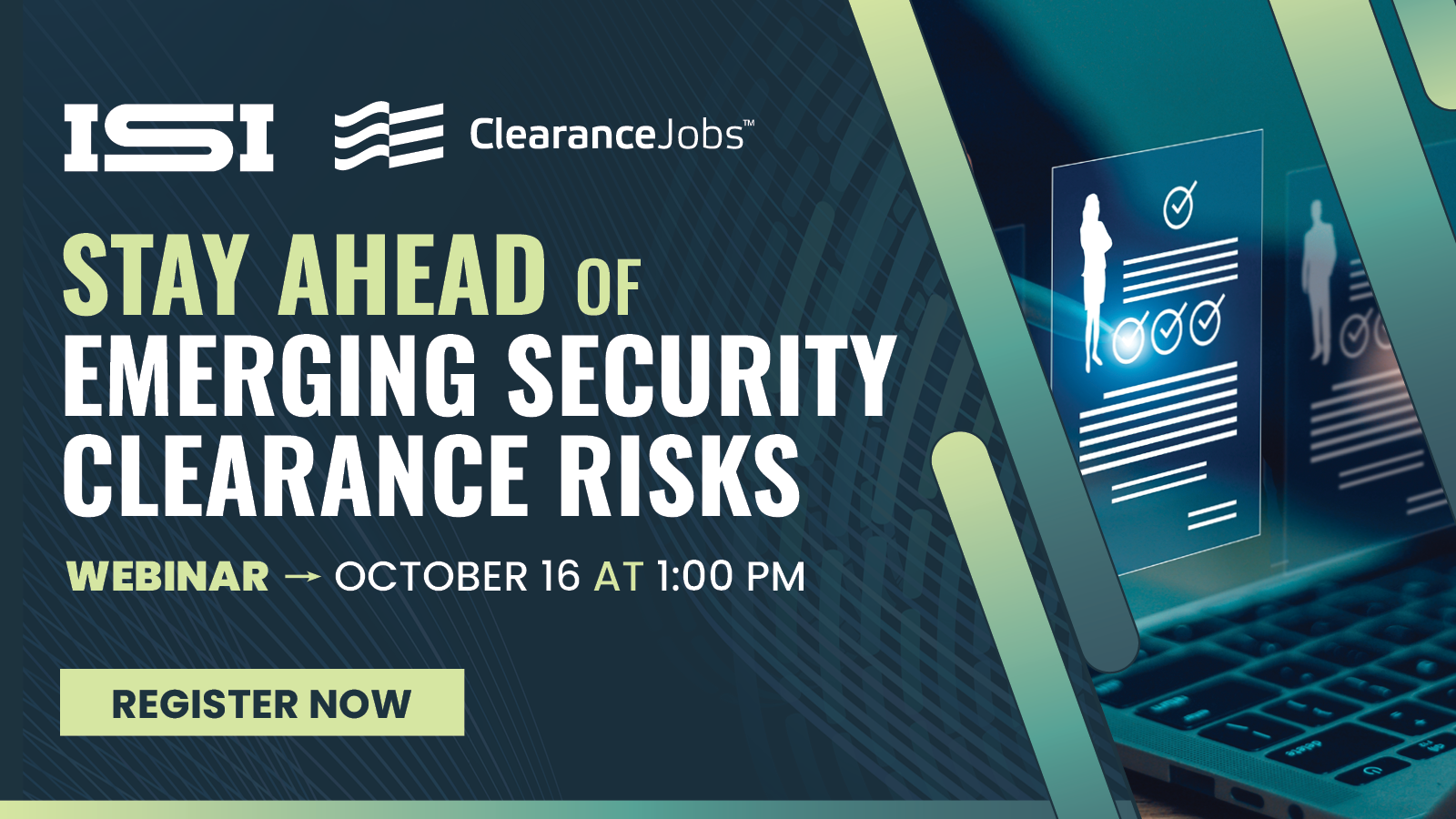 Webinar | Stay Ahead of emerging security clearance risks
